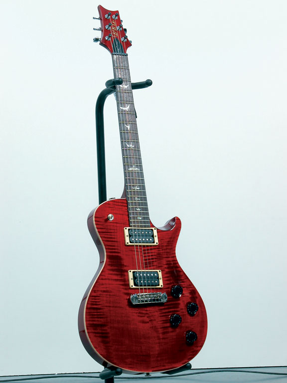 Guitares Electriques PRS Singlecut 250 Birds 120798 Black Cherry ...
