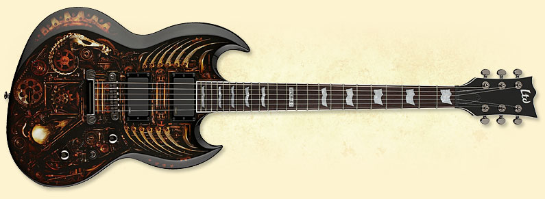 Guitares Electriques LTD Viper Clockwork Zombie - Viper Guitares ...