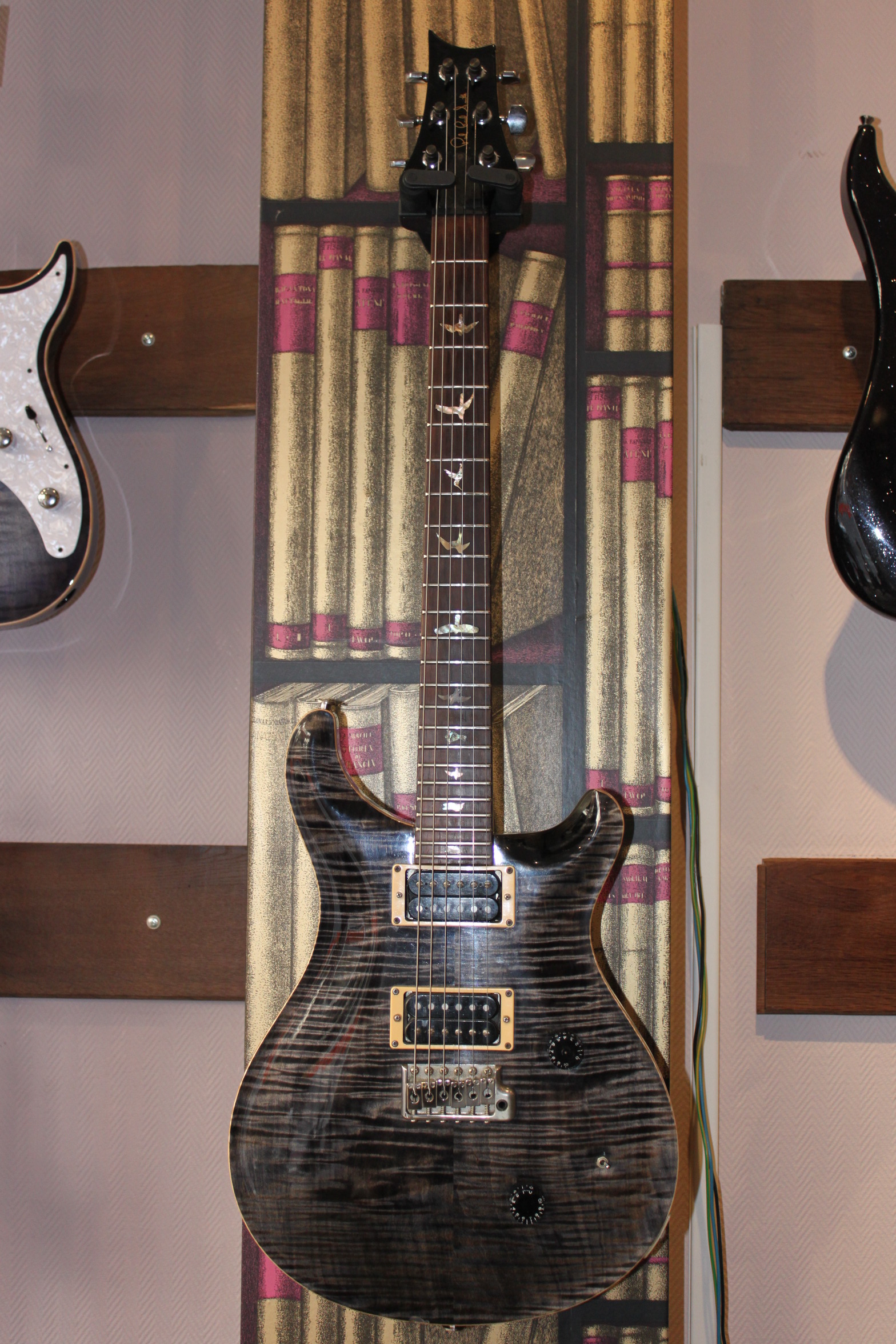 Guitares Electriques PRS Custom 24 Birds 1988 OCCASION Charcoal Burst ...