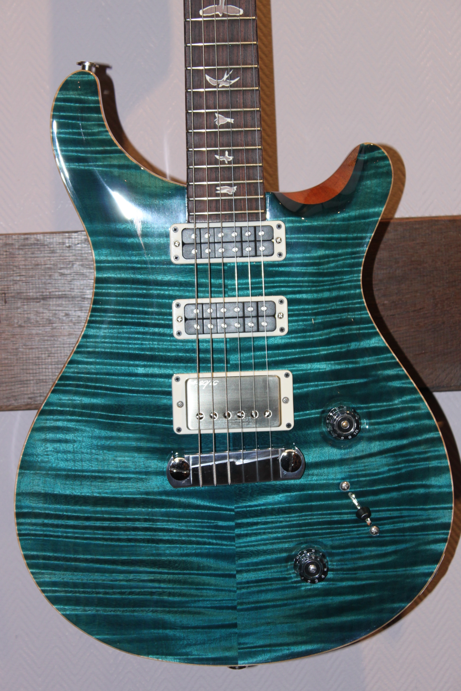 Guitares Electriques PRS Studio 10 Top Blue Crab Blue - Studio 10 Top ...