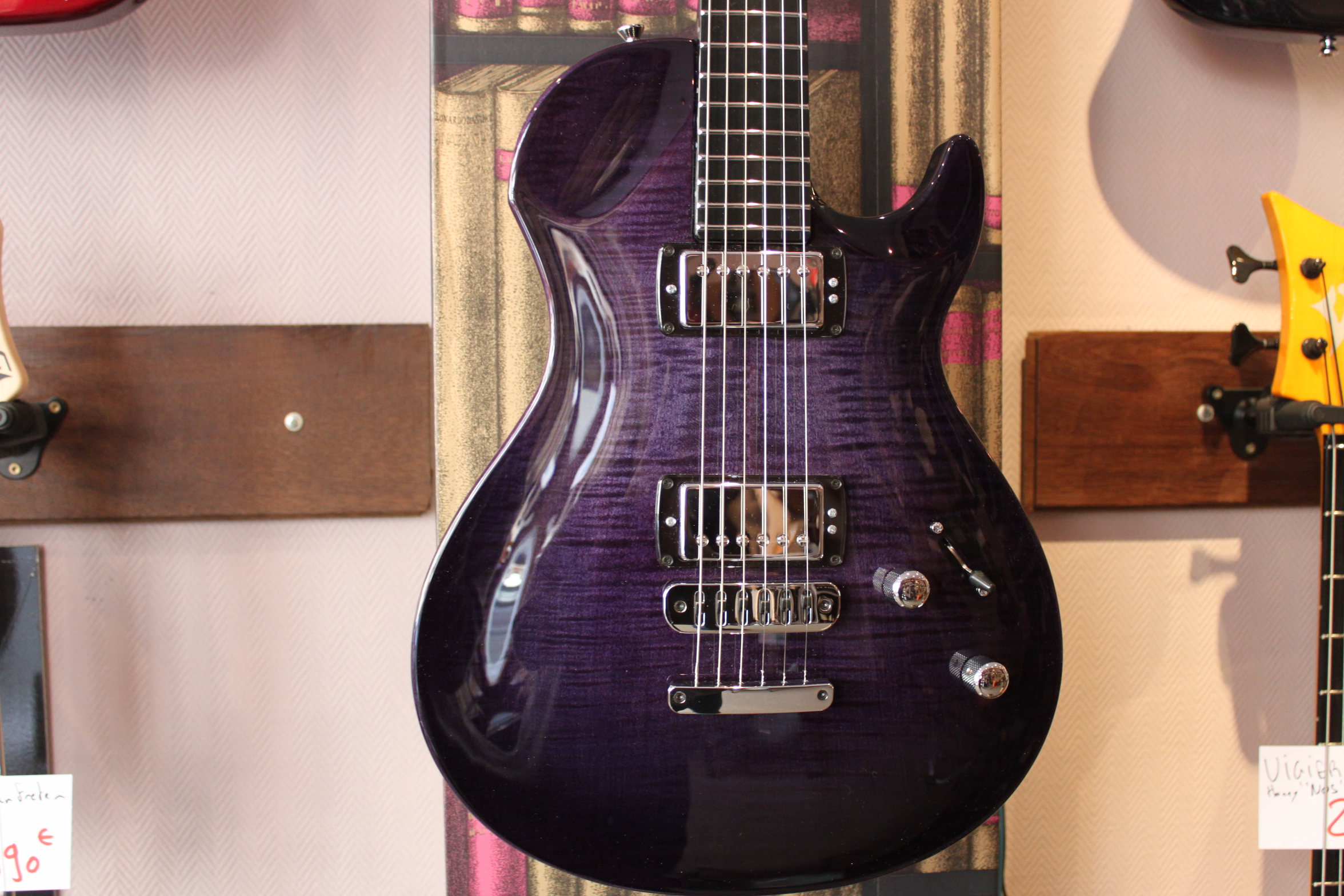 Guitares Electriques Vigier GV Wood Purple Fade - GV Wood Guitares ...