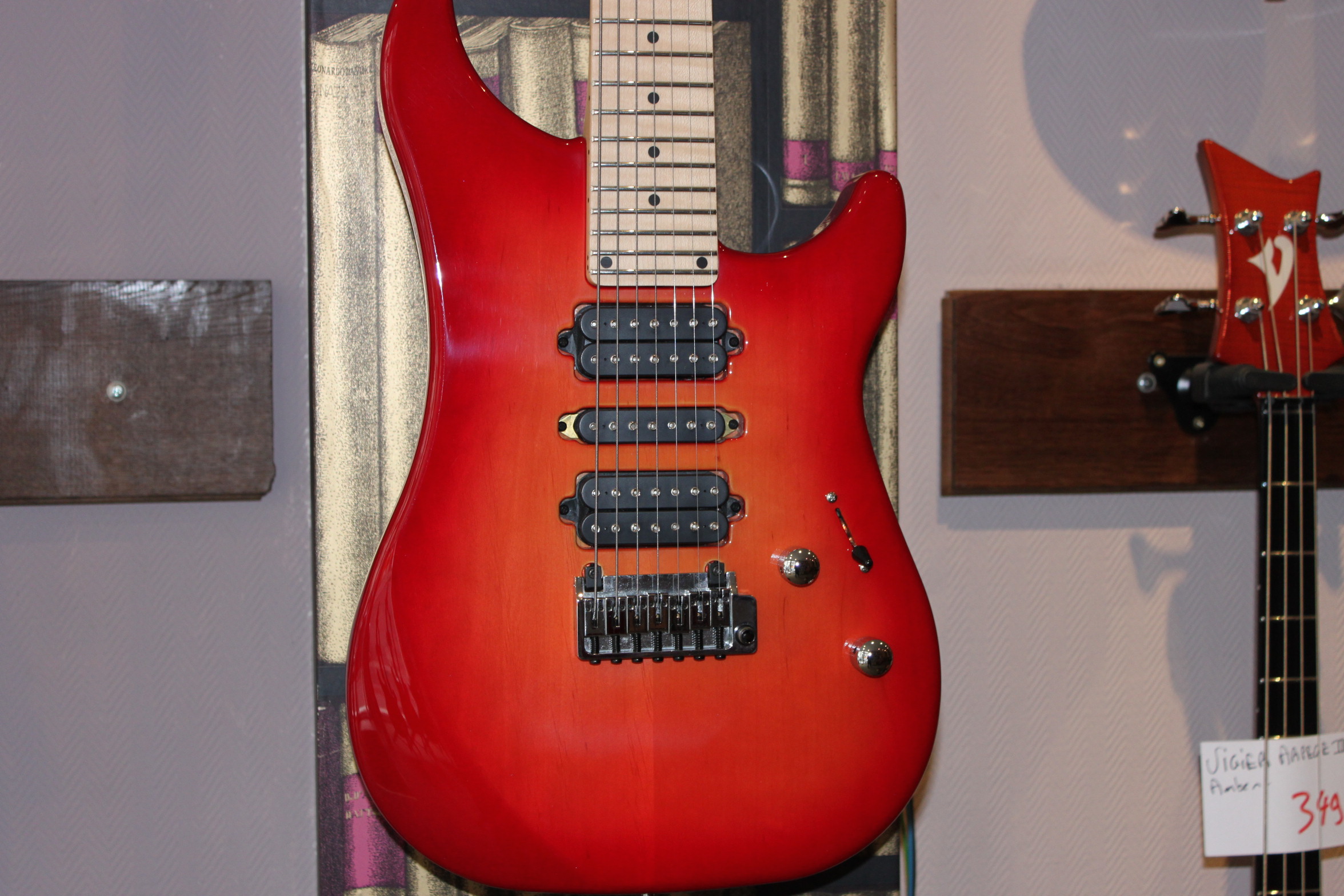 Guitares Electriques Vigier Supra 7 OKAZ OCCASION Cherry Sunburst 2200