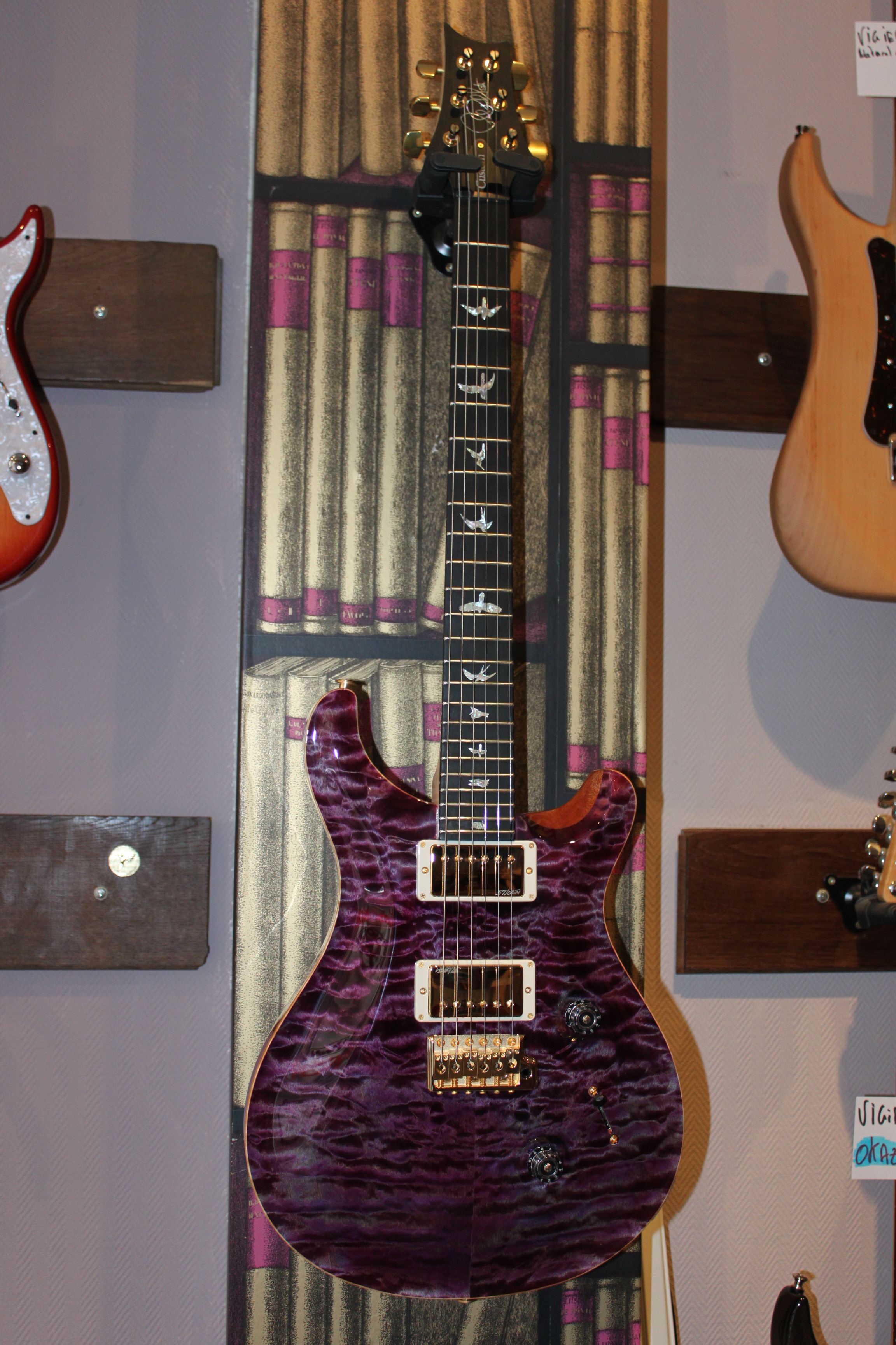 Guitares Electriques PRS Custom 24 Artist Pack Violet Quilted - Custom ...