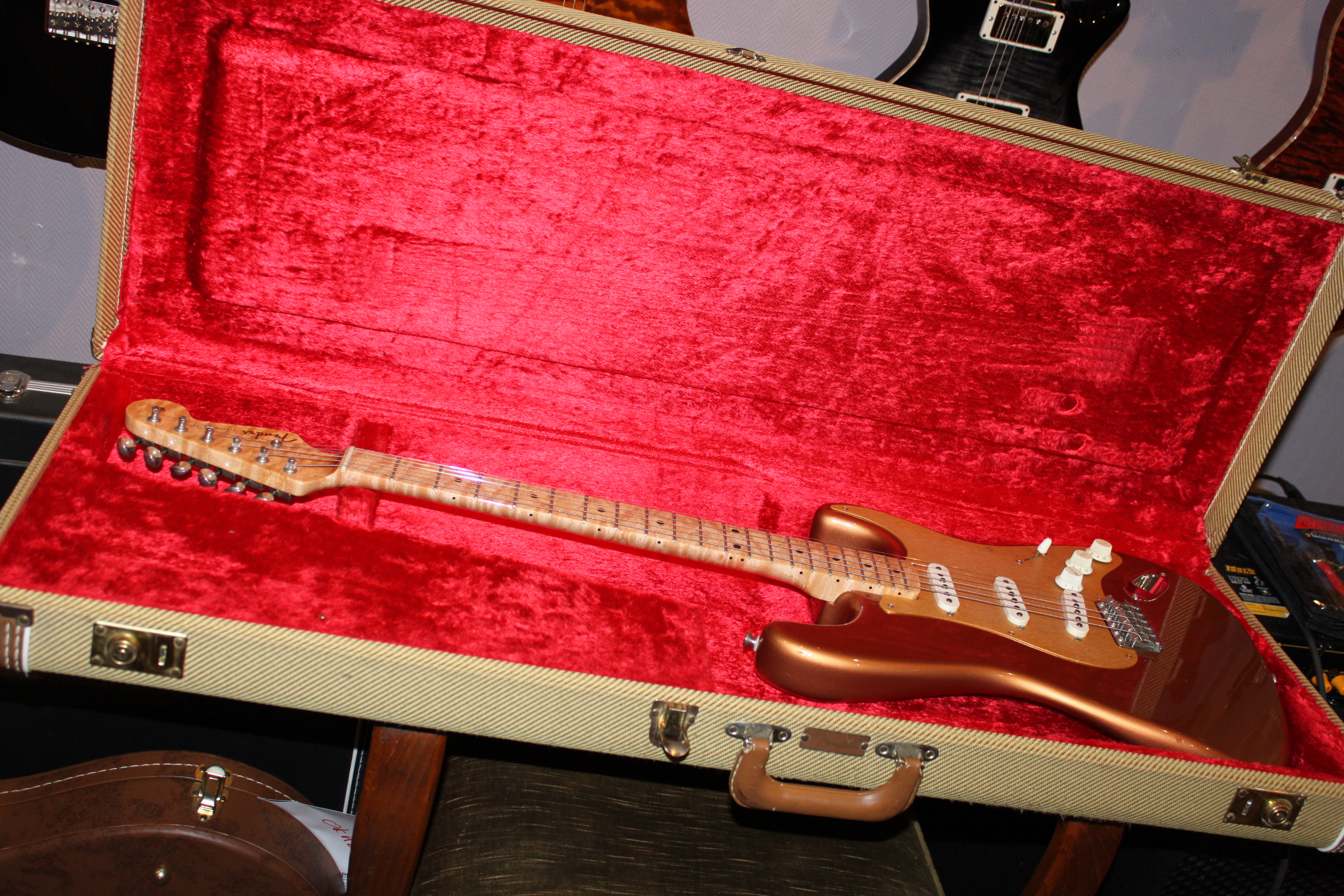 Guitares Electriques Fender Coppercaster 1958 OCCASION Copper 3400