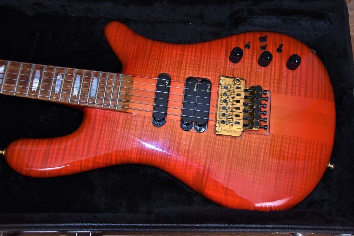 Guitares Electriques Spector NS6 USA 1986 TRANS RED - NS6 USA 1986 ...